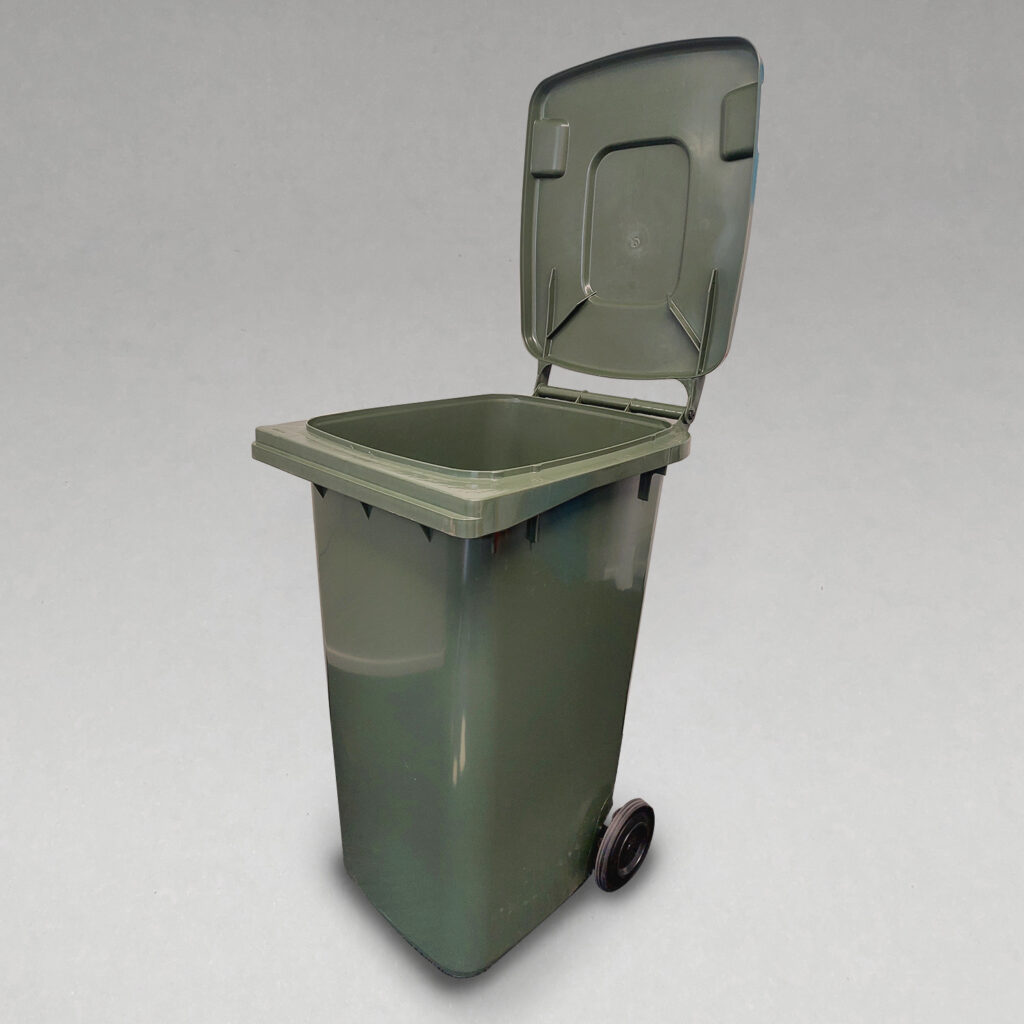 240L Wheelie Bin Base (& Kit) - Dark Green - Stowers Circular Solutions