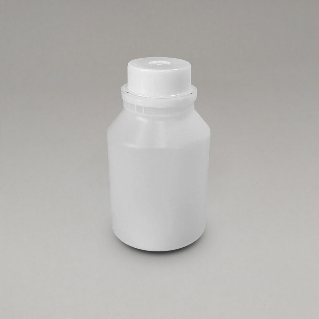 Round Bottle 500ml - Natural (with lid) | Stowers Circular Solutions
