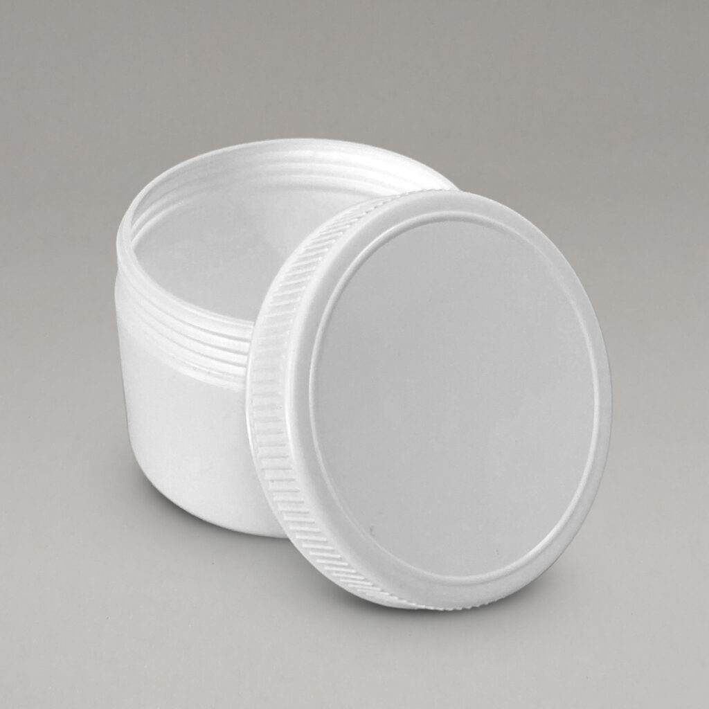 100mm Lid for Square Jar/Flagon - White - Stowers Circular Solutions